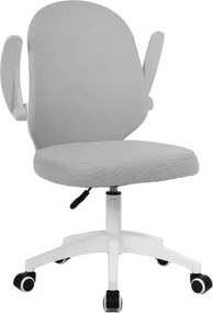 Dětská otočná židle Neoseat JUNI 012 — látka, šedá