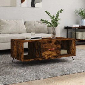 vidaXL Konferenční stolek 102 x 50 x 40 cm kompozitní dřevo [829268] Barva: kouřový dub