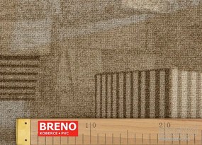 Breno Metrážový koberec EDITOR 40, šíře 400 cm, Vícebarevné