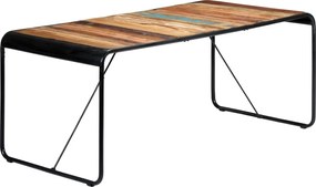 vidaXL Jídelní stůl 180 x 90 x 76 cm masivní recyklované dřevo [247866] Barva: Vícebarevný