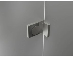 Mexen Lunar T, sklápěcí sprchový kout levý 110 x 70 cm, 8mm čiré sklo, ocelový profil, 834T-110-070-97-00-L