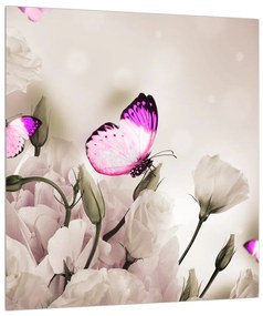 Obraz motýla  (30x30 cm)