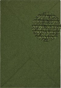 Hanse Home, Kusový koberec Braided 105554 Green – na ven i na doma, 80x150, zelená, chodba / předsíň