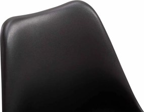 Židle Maverick W plast – černá