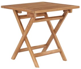 Skládací zahradní stůl 45 x 45 x 45 cm masivní teakové dřevo