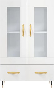 vidaXL Skříň highboard 69,5 x 31 x 115 cm kompozitní dřevo [828278] Barva: Bílá