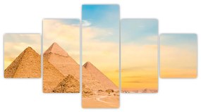 Obraz egyptských pyramid (125x70 cm)