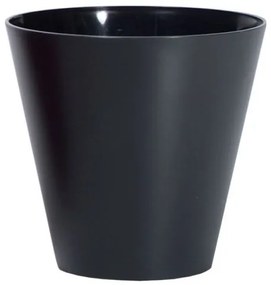 Prosperplast Květináč Tubus Simple tmavě šedý, varianta 20 cm