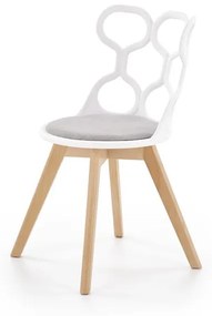 HALMAR K308 židle bílá