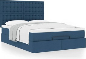 Osmanský rám postele s matrací Blue 140x190cm textil 3313326