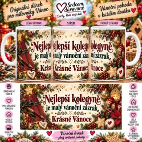 Vánoční hrnek pro kolegyni – 300 ml