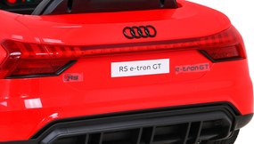 Ramiz Elektrické autíčko Audi RS E-Tron GT pro děti červené + dálkové ovládání + pohon 4x4 + rádio MP3 + LED + EVA