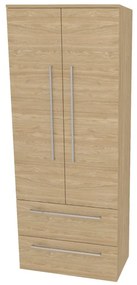 Mereo Mereo, Bino, koupelnová skříňka vysoká 163 cm, dvojitá, Multidecor, CN699DUO1
