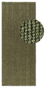 Khaki jutový běhoun 80x200 cm Bouclé – Hanse Home