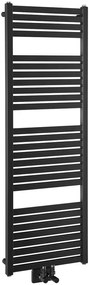 Aqualine, TONDI topné těleso 450x1330 mm, středové připojení, černá matná, DT476T