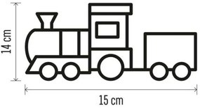 LED Vánoční dekorace 3xLED/2xAA šedá