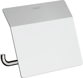 Hansgrohe AddStoris, držák na toaletní papír s krytkou, chromová, HAN-41753000
