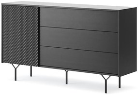 Moderní komoda ROBE KSZ144, černá