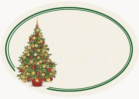 Samolepky na dárky Albero Natale, 6 ks