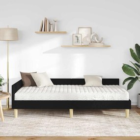 Rohový rám postele s matrací Jiný s čelo 2 ks Zelená textil 3393671
