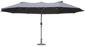 Světle hnědý slunečník 265x460 cm – Garden Pleasure