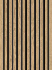 Mexen Lam-B, akustické stěnové lamely 275 × 30 cm, HDF deska 4 mm, technická dýha, borovice klasická, S100-275307-3015-012