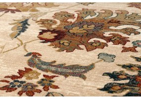 Vlněný kusový koberec Latica krémový 100x250cm