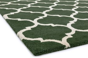 Zelený  koberec Swans Ogee Green Rozměry: 200x290 cm