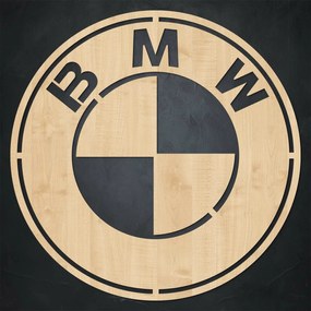 DUBLEZ | Dřevěné logo značky auta - BMW