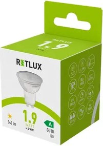 RETLUX RLL 670 Žárovka LED GU10 Bulb 1.9W / 340 lm / 3000K