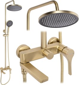 Rea Maxim, sprchový set premium, zlatá matná, REA-P7065