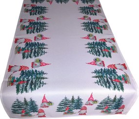 Vánoční ubrus - běhoun na stůl CHRISTMAS ELF 40x140 cm Mybesthome