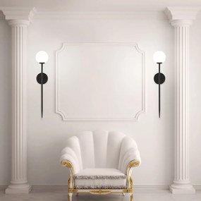 Toolight - Moderní nástěnné svítidlo 75cm APP579-1W, černá, OSW-08758
