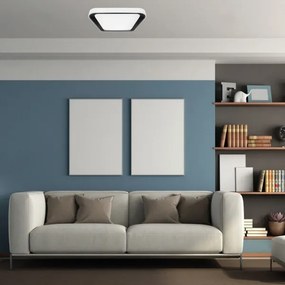 LED Stmívatelné stropní svítidlo QUADRO LED/38W/230V 3000-6000K bílá/černá + DO