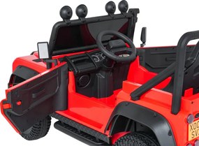 Elektrické autíčko Land Rover Defender 110 SVX červené
