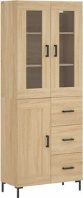Skříň highboard dub sonoma 69,5 x 34 x 180 cm kompozitní dřevo 3198660