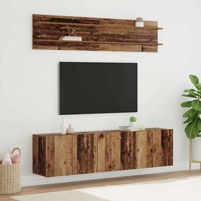 TV jednotky 6 ks Staré dřevo Kompozitní dřevo 3403568