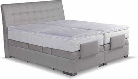 Motorový boxspring ASTRID, 180x200, šedá BLANÁŘ
