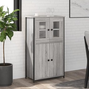 Skříň highboard šedá sonoma 62 x 32 x 106,5 cm kompozitní dřevo
