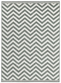 NORTHRUGS - Hanse Home koberce Kusový koberec Twin Supreme 103436 Palma Green creme – na ven i na doma - 80x250 cm