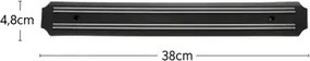 UG Grill Magnetický držák nožů 38x4,8cm