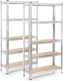 Dílenský regál Wiltec – 180 × 90 × 45 cm, 875 kg (64867)