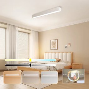 Immax NEO 07258L - LED Stmívatelné svítidlo LUNGO 29W/230V Wi-Fi Tuya bílá + DO