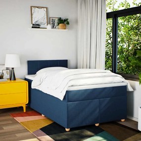 Box spring postel s matrací černá 120x190 cm textil 3286625
