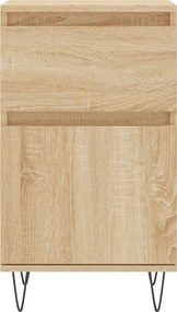 vidaXL Příborníky 2 ks 40 x 35 x 70 cm kompozitní dřevo [831155] Barva: kouřový dub