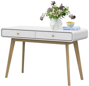 Danish style Pracovní stůl Calin, 120 cm, bílá