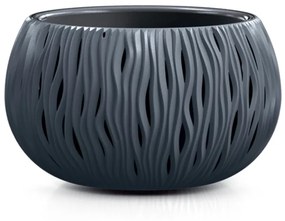 MAXIVA Květináč - SANDY BOWL, Ø 37 cm Barva: antracit