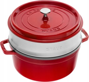 Hrnec hrnec na vaření v páře s poklicí Staub La Cocotte 3,8 l K3