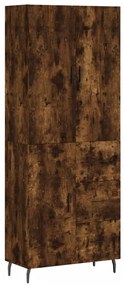 Skříň highboard kouřový dub 69,5 x 34 x 180 cm kompozitní dřevo,  3195920