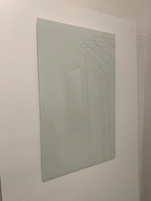 Amirro Tabule WHITE-BOARD - z bílého skla lacobel  88 x 55 cm vhodná pro psaní poznámek a vzkazů 811-149